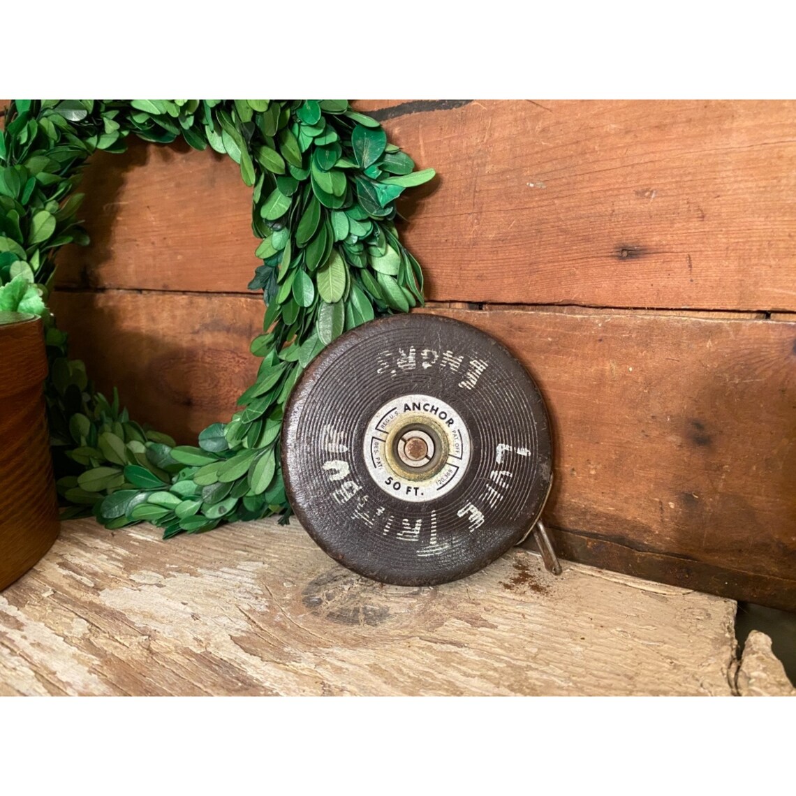 Vintage Lufkin Tape Measure Chrome Clad 50 Foot Lufkin Rule | Etsy