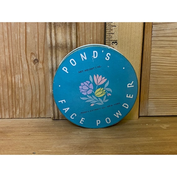 Vintage Ponds Face Powder Cardboard Tin Sunlight (Lig… - Gem