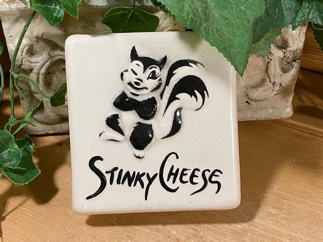 Vintage Stinky Cheese Box With Skunk Logo | Vintage Advertising ...