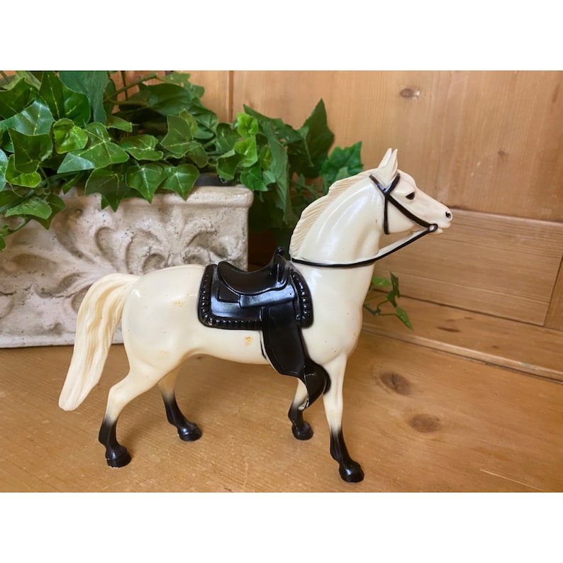 Vintage Plastic Cowboy Horse Toy 1950's Toy Western - Etsy
