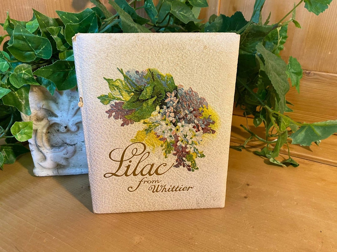 Antique Book: Lilac From Whittier | Hayes Lithographing Co ...