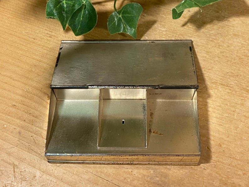 Vintage Sterling Silver Postage Stamp Holder | Napier | Hinged Silver ...