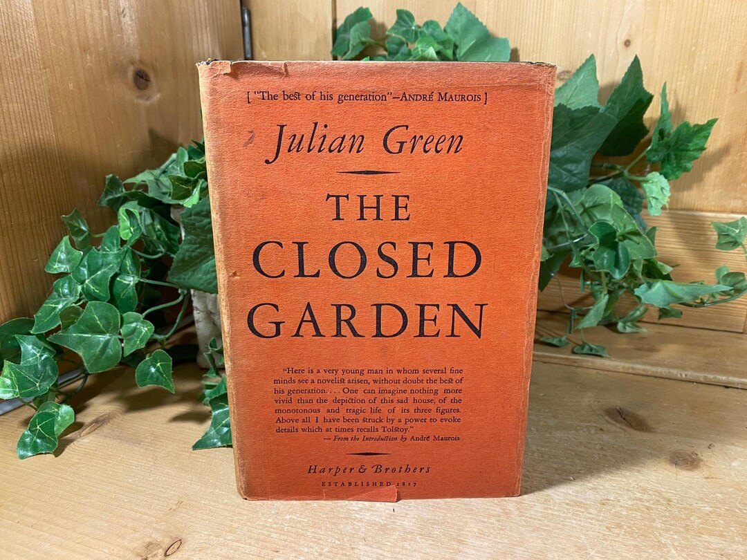 Vintage Book: the Closed Garden | Julien Green | 1928 | Fiction Novel ...