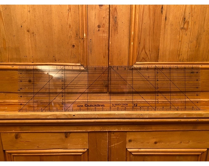 Vintage Quilting Ruler | Super Quickline by Nancy Crow Quilting Ruler ...