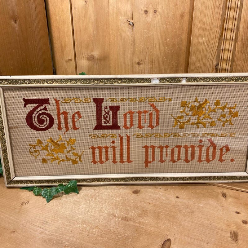 Victorian Motto Sampler - Etsy