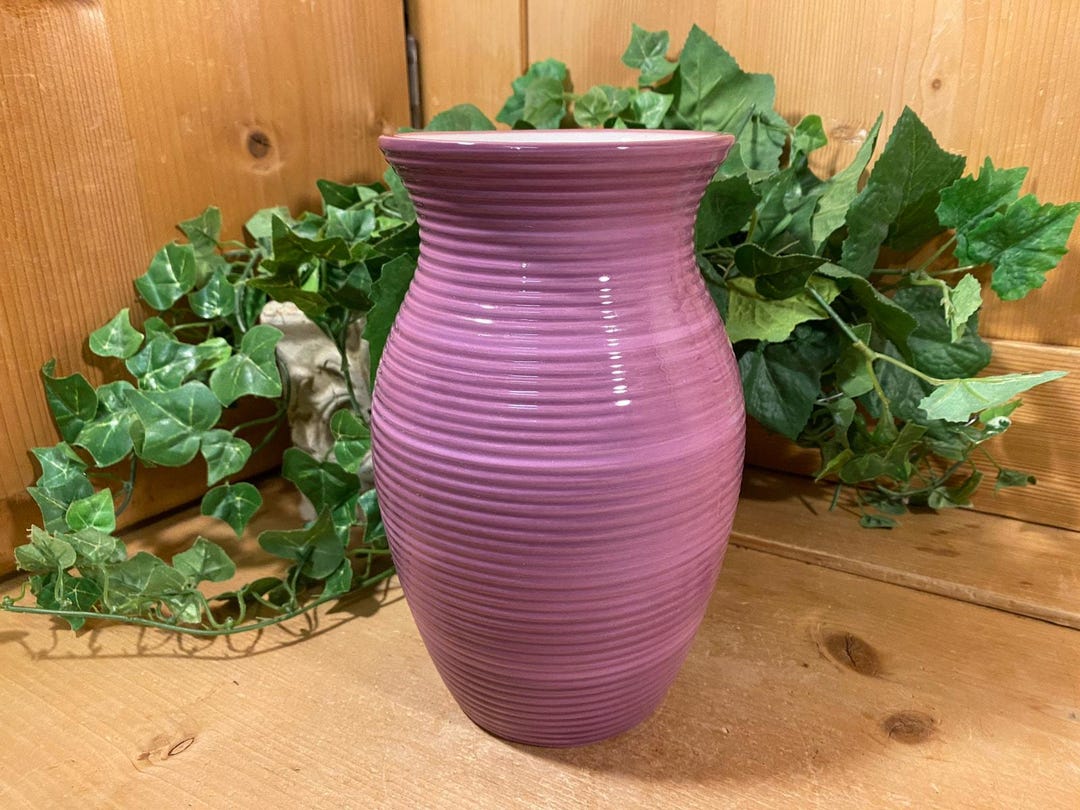 Vintage Purple Ceramic Flower Vase | Teleflora | Spring Floral Vase ...