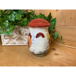 Vintage Oversized Rooster Cheese Shaker CIC, Susan Winget Farmhouse ...