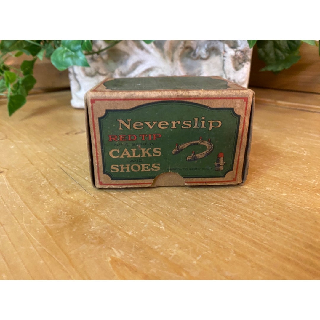Vintage Neverslip Red Tip Screw Calks for Horseshoes | 7/16" | Ferrier ...