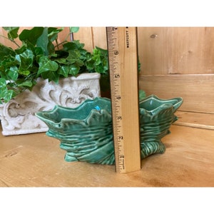 Twin Shell Mccoy Pottery Double Cornucopia Planter Midcentury Modern ...