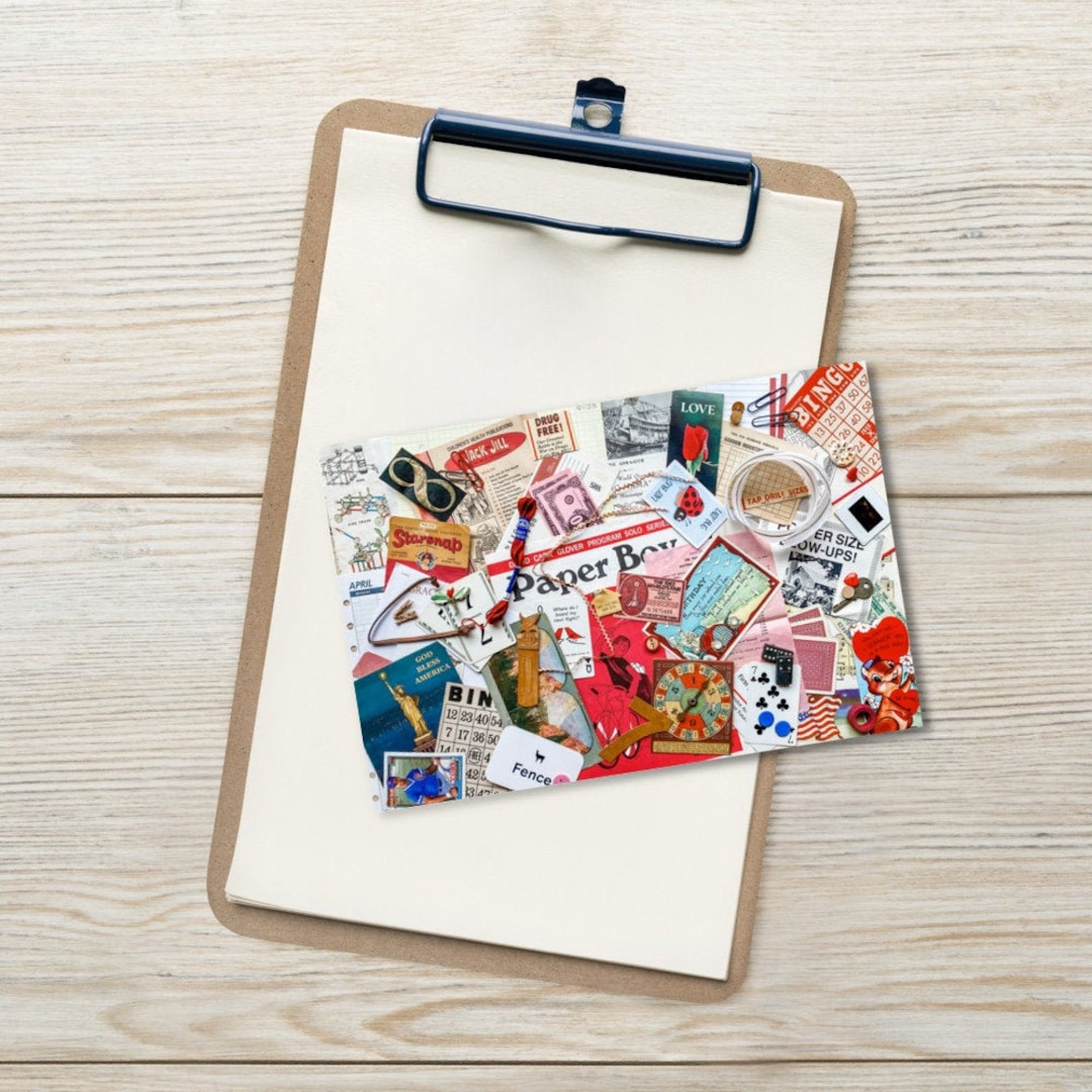 Original Photography Postcard | Paper Boy Vintage Ephemera Postcard ...