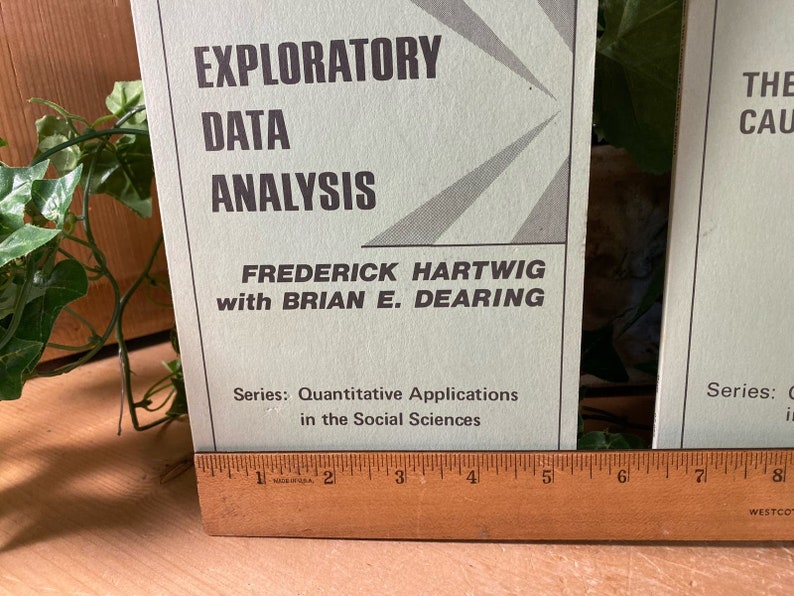 Vintage Set of 2 the Logic of Casual Order and Exploratory Data ...