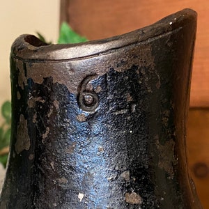 Antique Cast Iron Boot Black Cast Iron Boot Vintage Cast Iron Farmhouse ...