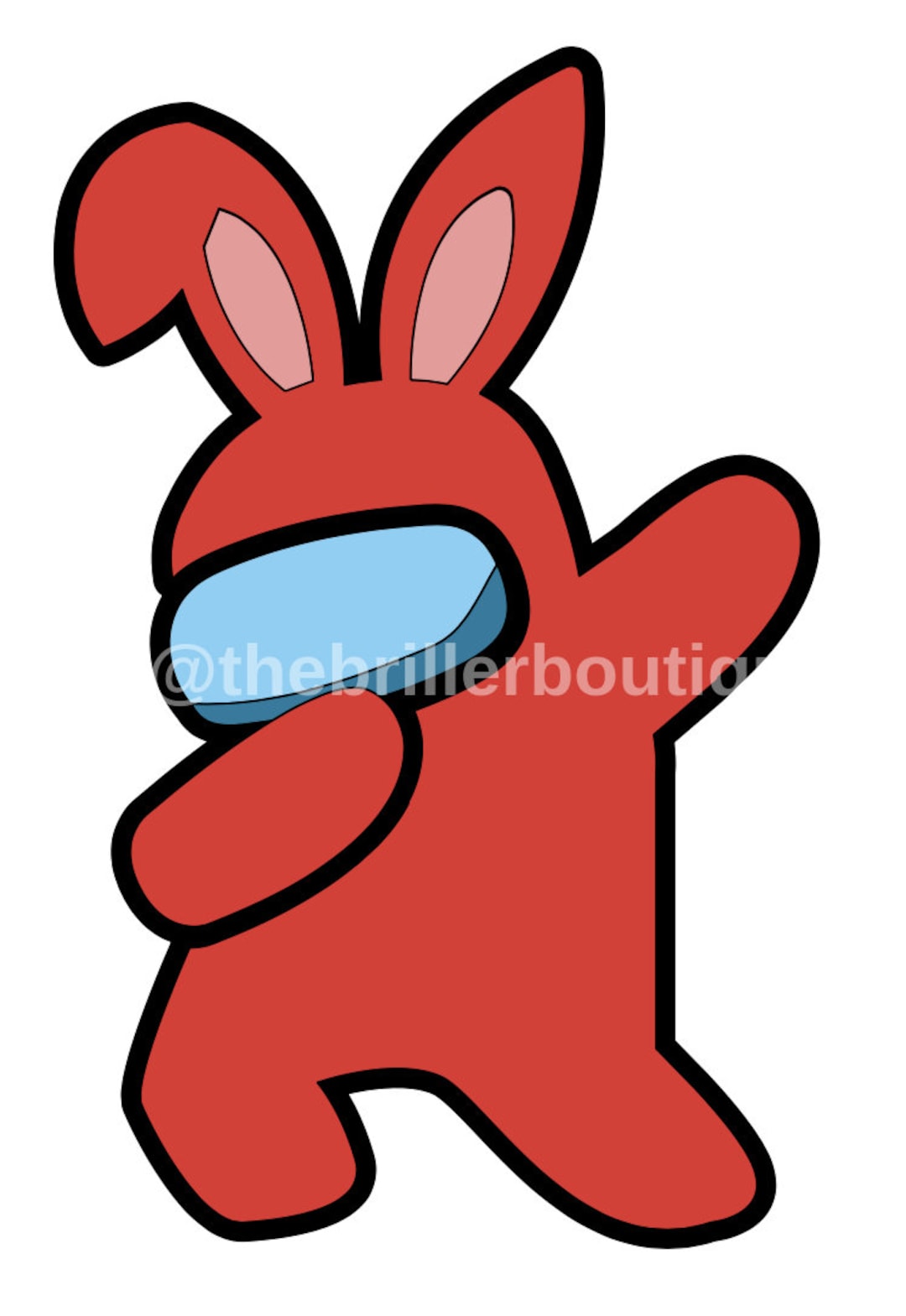 AMONG US Dab Bunny SVG | Cut | Custom | Decorate and Design | T-shirt ...