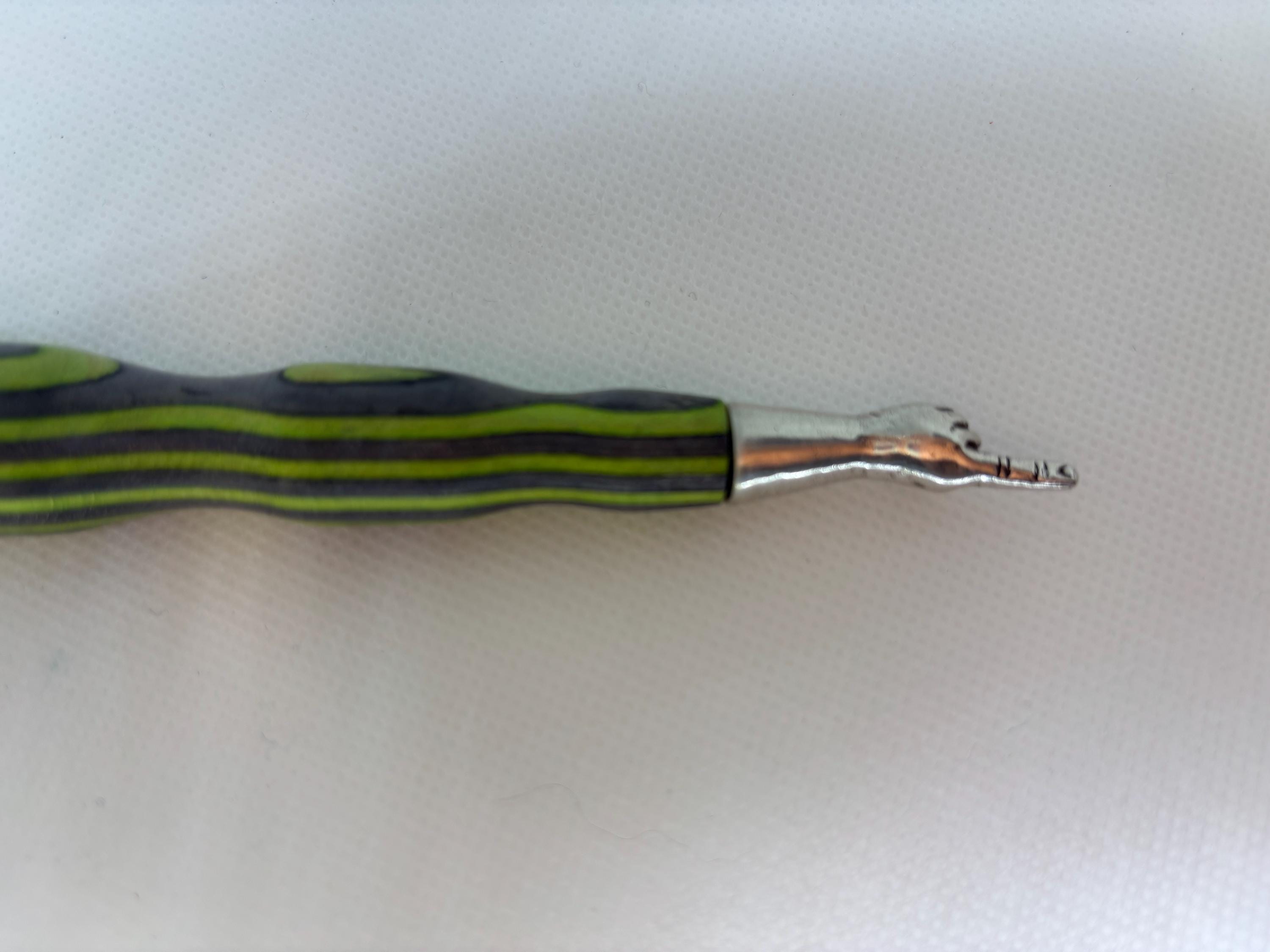 Blue and Black Spectraply With Solid Silver Left Hand - Etsy