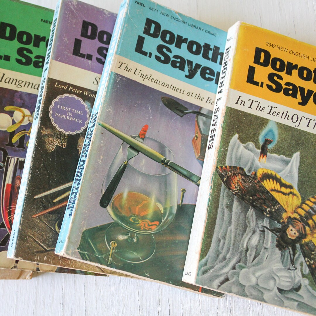 Set of Five Vintage Crime Novels by Dorothy L Sayers - Etsy