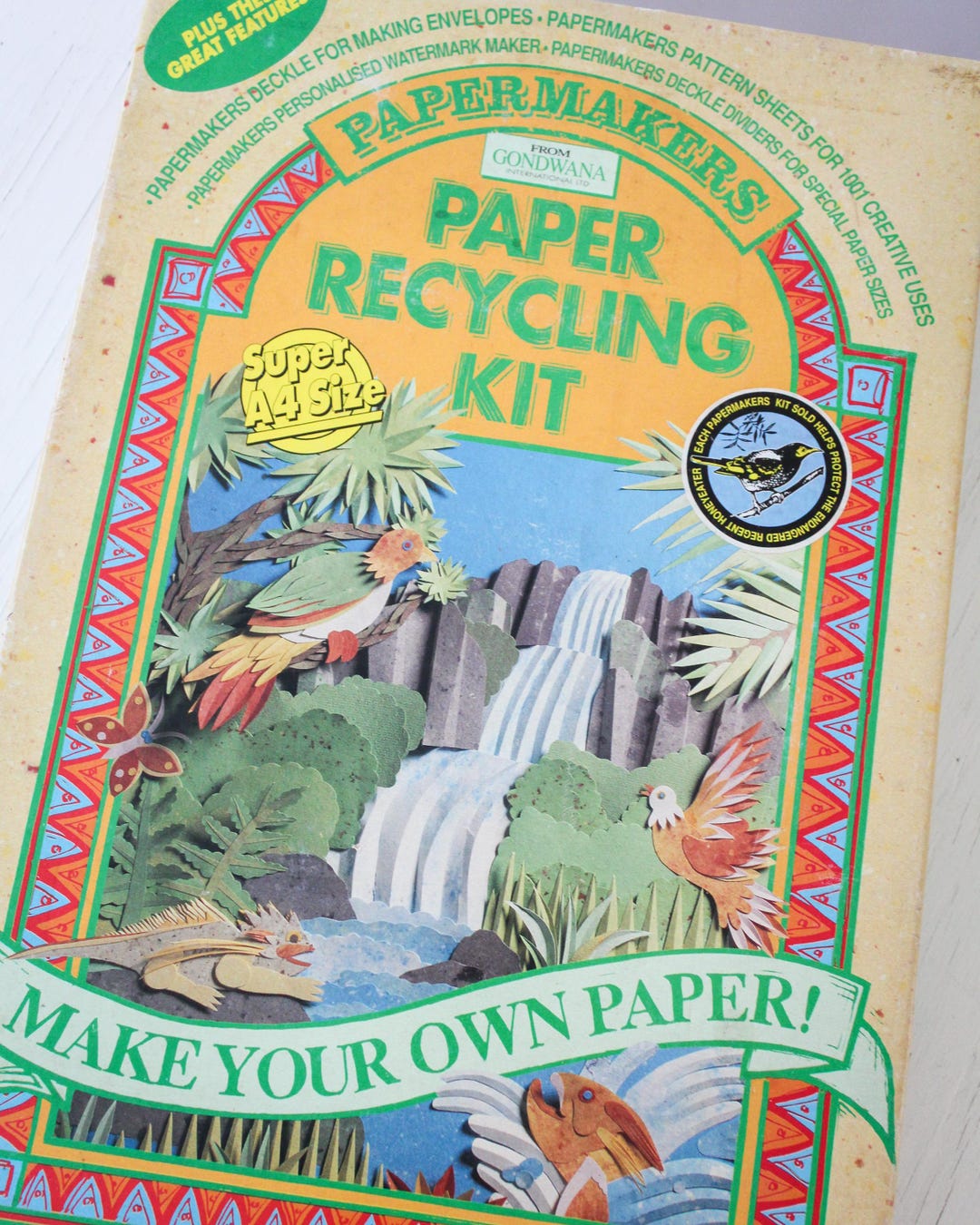 Vintage A4 Paper Making Recycling Kit - Etsy