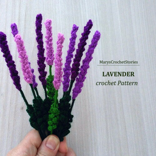 Crochet Lavender Pattern - Etsy