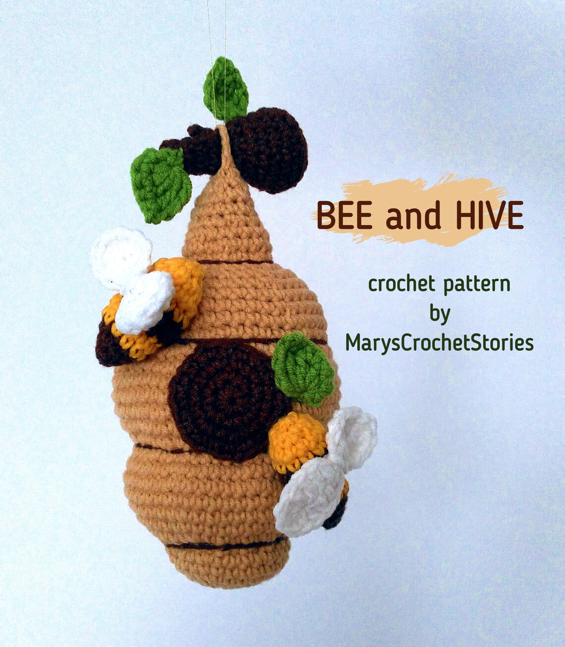 Bees Beehive Crochet Pattern Amigurumi Bee Nursery Decor - Etsy