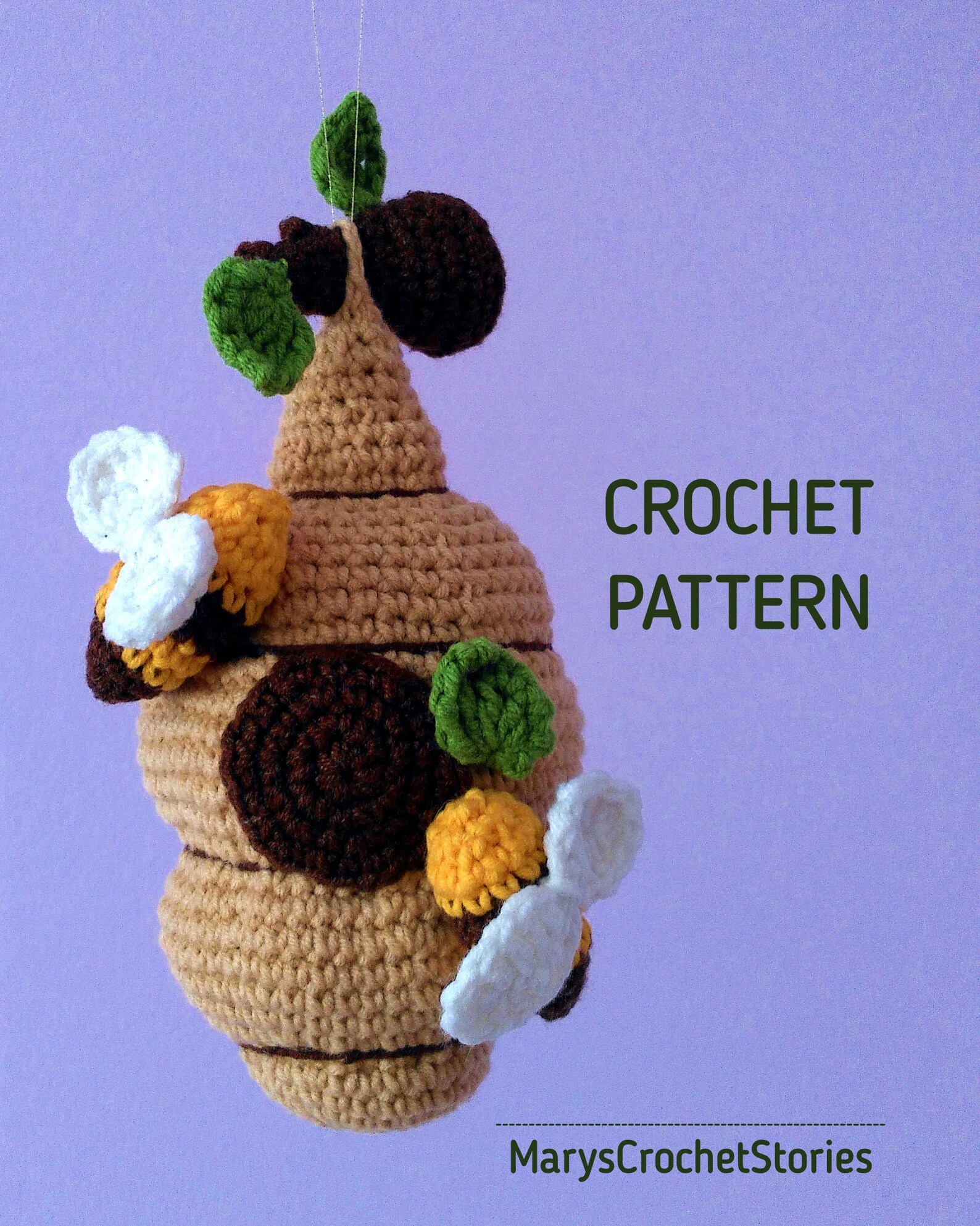 Bees Beehive Crochet Pattern Amigurumi Bee Nursery Decor - Etsy