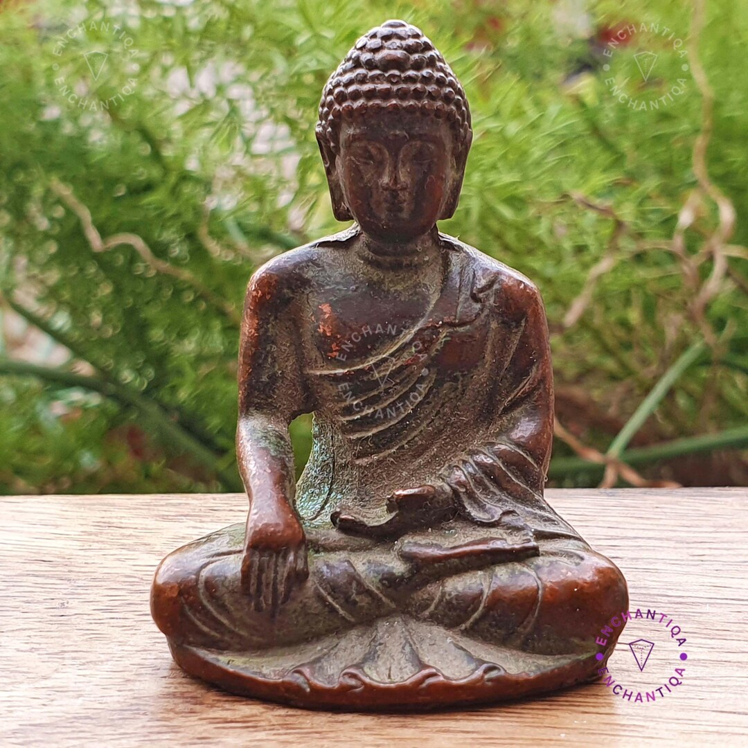 Vintage Tibet Copper Meditation Budda Statue, Old Tibetan Buddhist ...