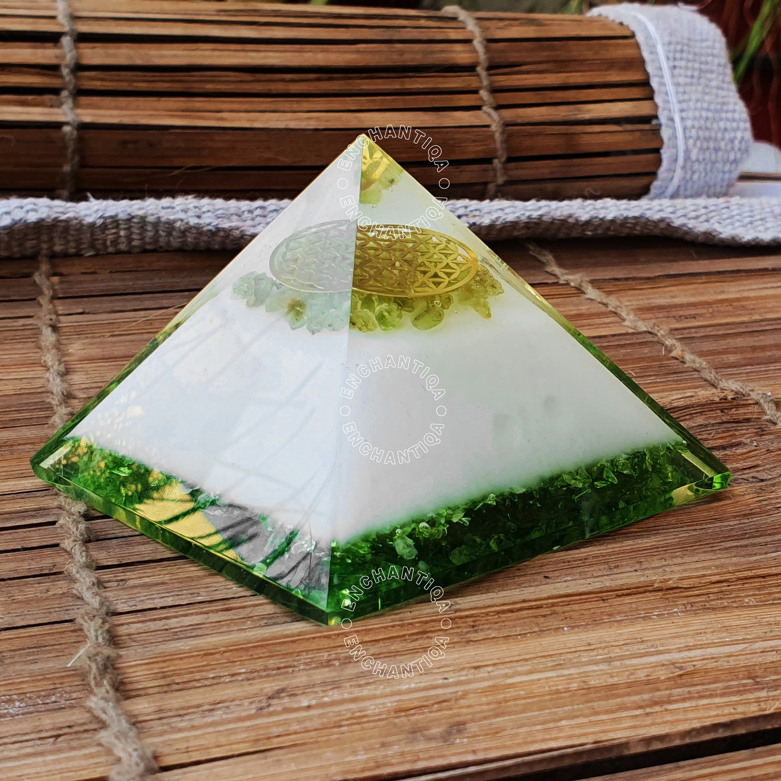 Moldavite Orgone Pyramid | Moldavite Crystal | Energy Generator Emf ...