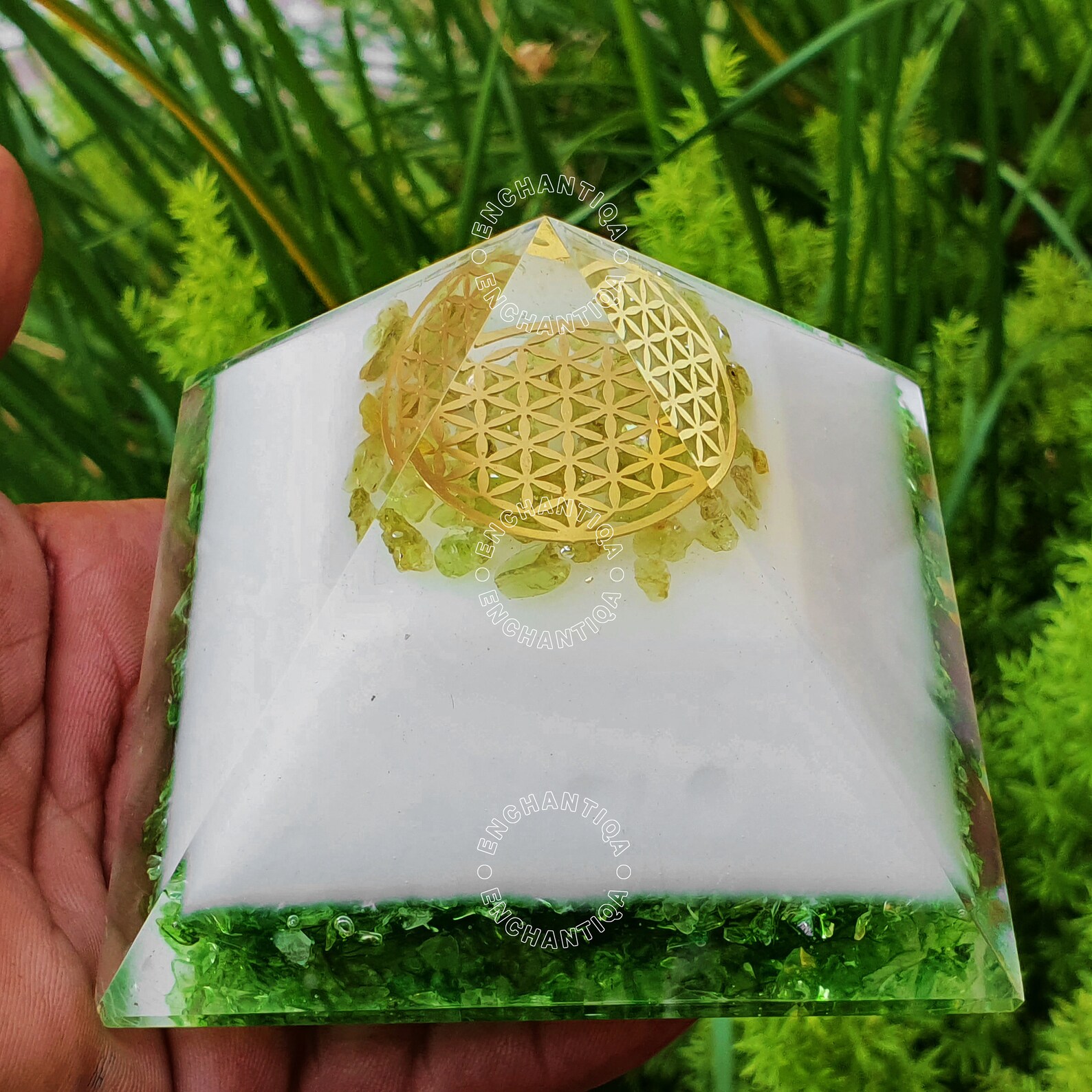 Moldavite Orgone Pyramid | Moldavite Crystal | Energy Generator Emf ...
