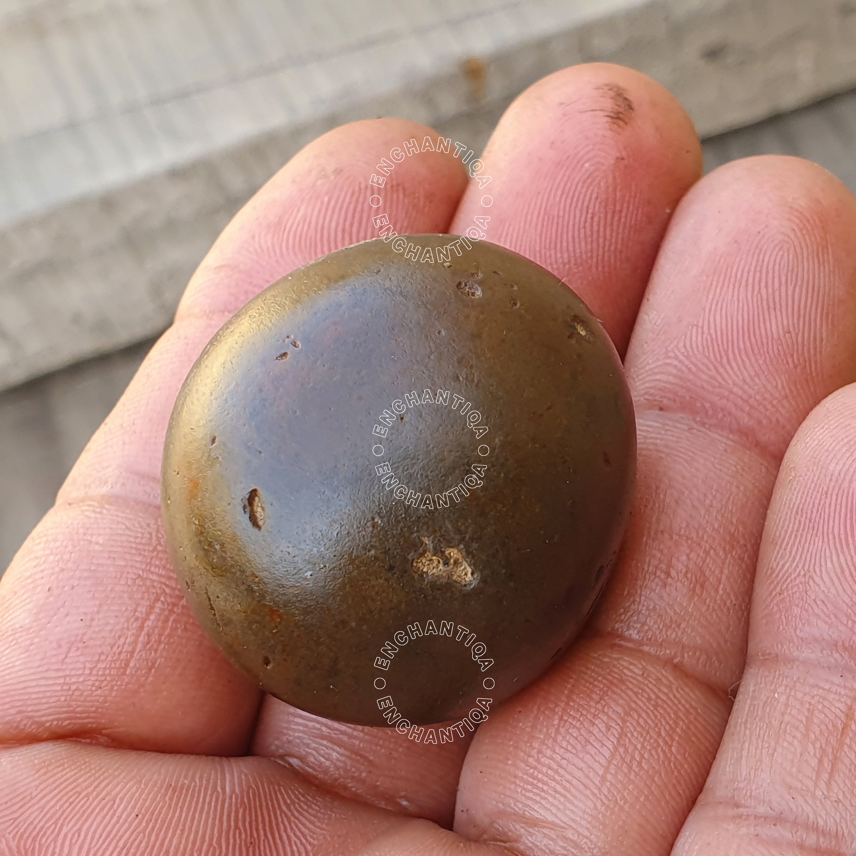 Rare Brown Ladoo Gopal Shaligram Stone Shila, Divine Child Krishna ...