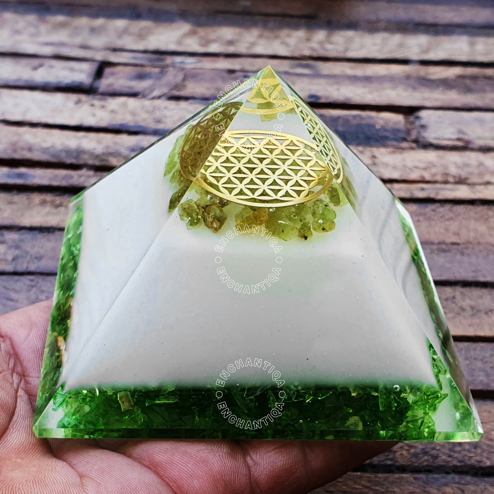 Moldavite Orgone Pyramid | Moldavite Crystal | Energy Generator Emf ...