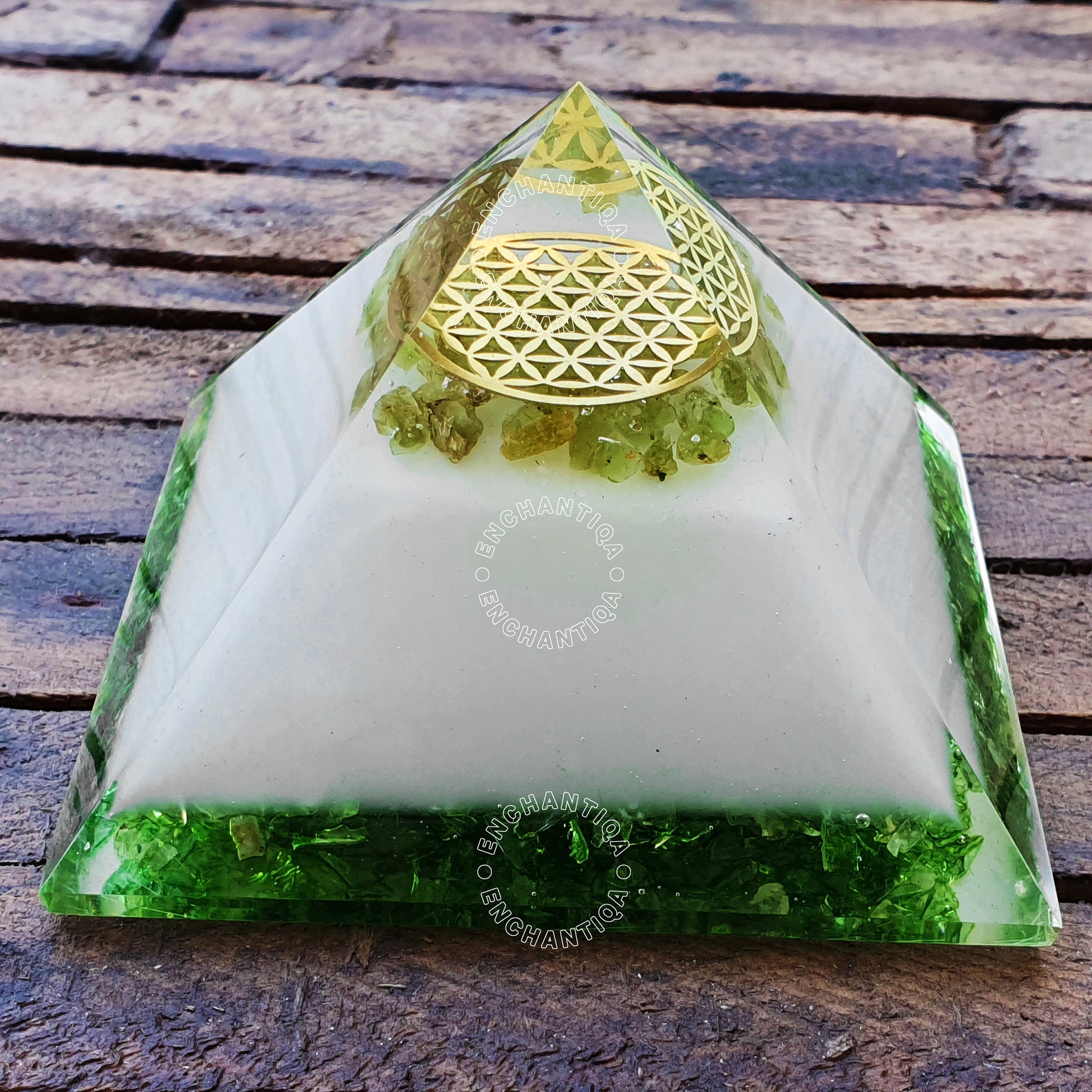 Moldavite Orgone Pyramid | Moldavite Crystal | Energy Generator Emf ...