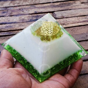 Moldavite Orgone Pyramid | Moldavite Crystal | Energy Generator Emf ...
