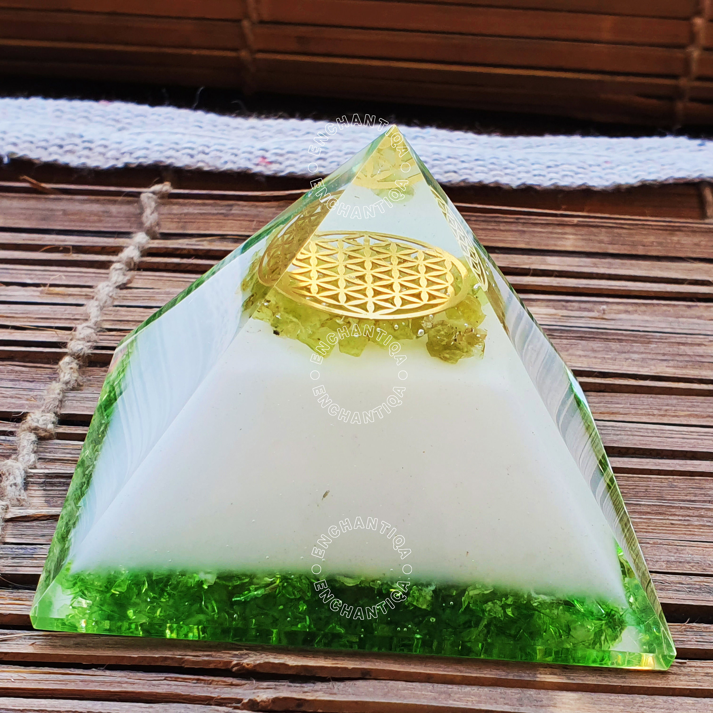 Moldavite Orgone Pyramid | Moldavite Crystal | Energy Generator Emf ...