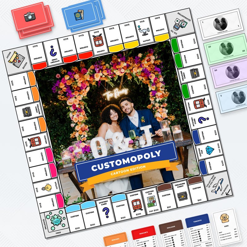 Wedding Monopoly Game - Etsy