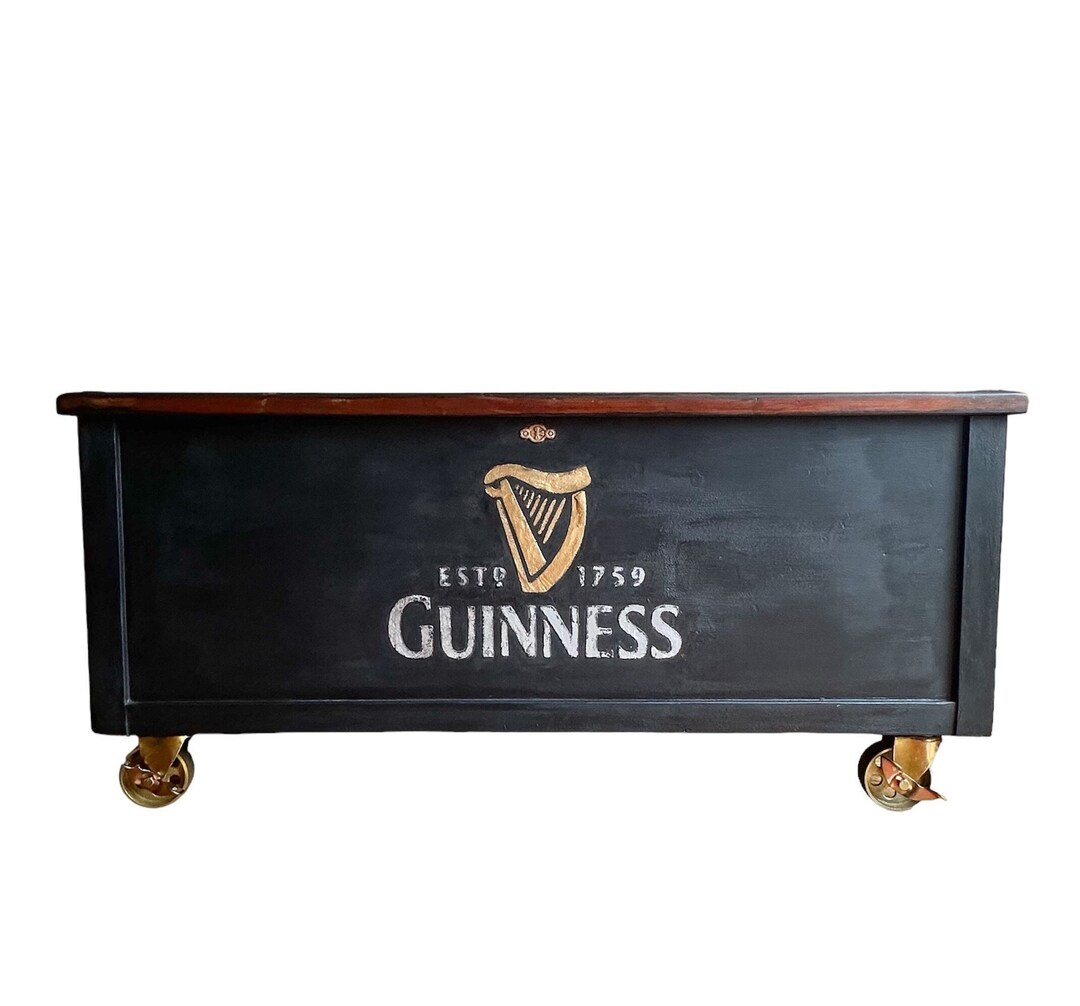 Guinness: Cedar Chest. Office Storage. Bar Bench. Novelty Decor. - Etsy