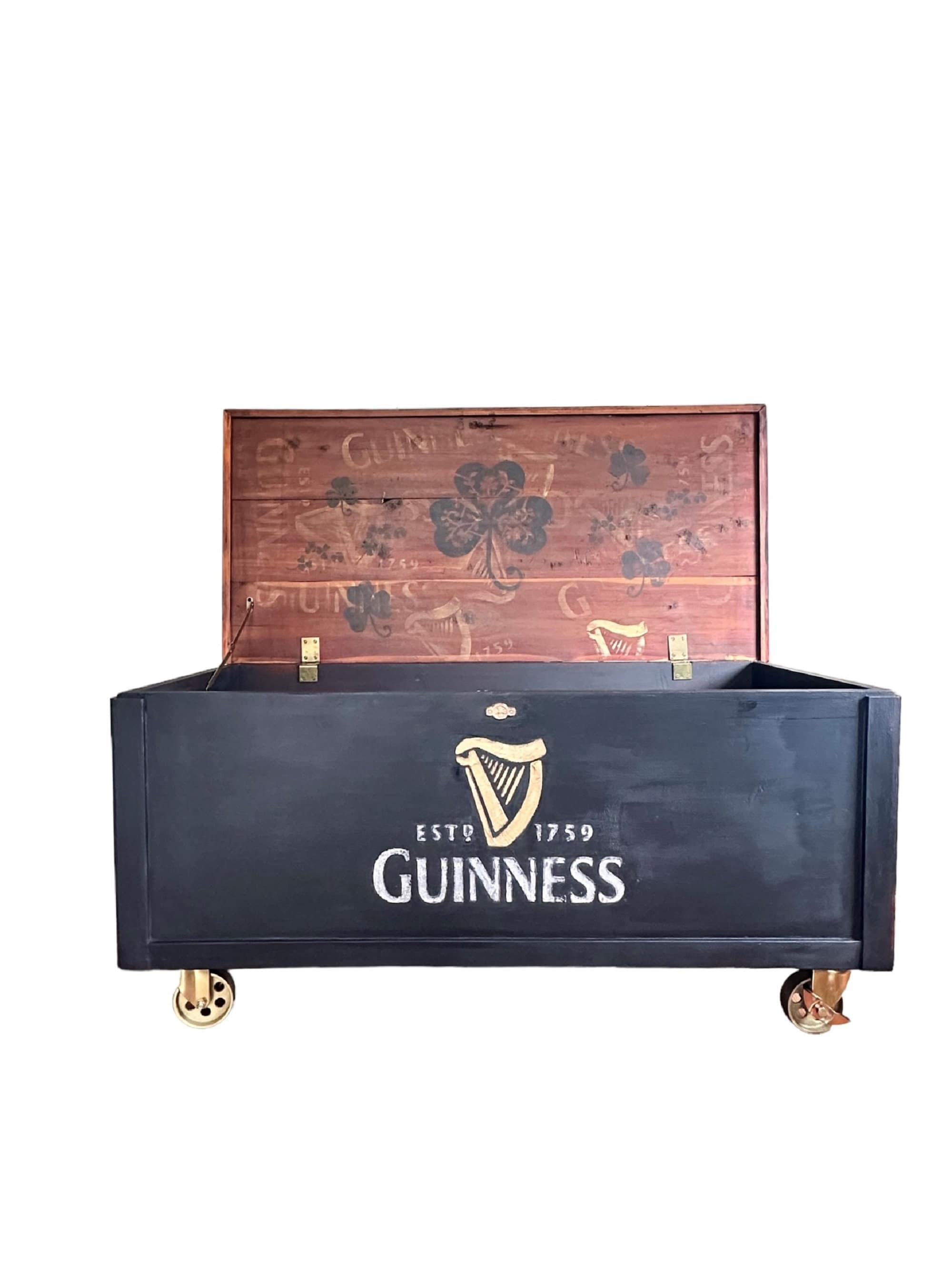 Guinness: Cedar Chest. Office Storage. Bar Bench. Novelty Decor. - Etsy