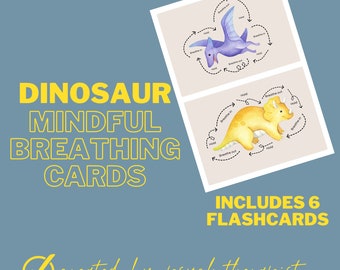 Dinosaur Mindfulness Breathing Exercises for Kids, Anxiety Relief ...