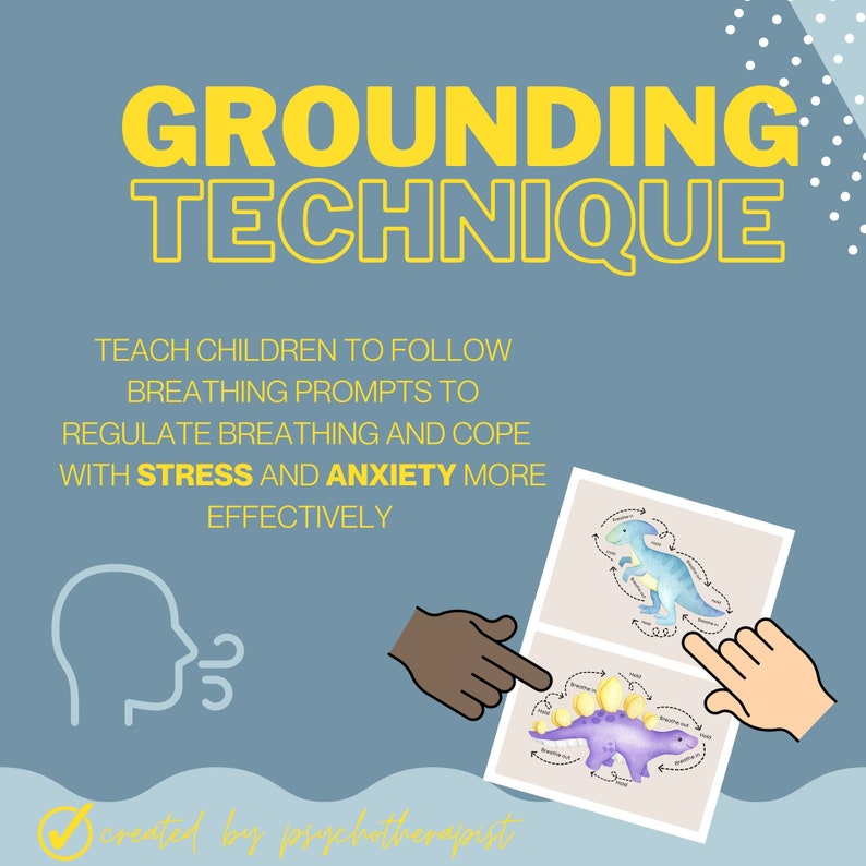 Dinosaur Mindfulness Breathing Exercises for Kids, Anxiety Relief ...