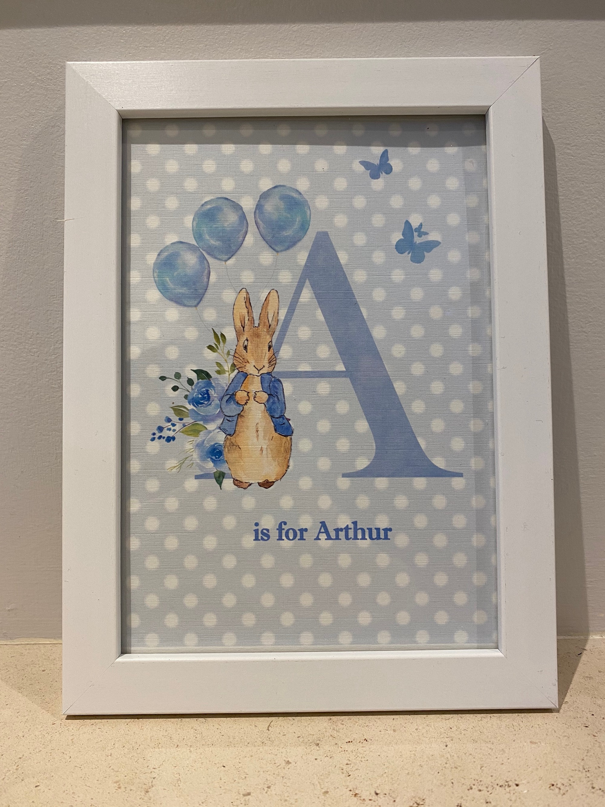 Flopsy Rabbit Nursery Print Wall Art Decor. Children's - Etsy New Zealand