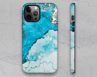 Blue Aqua Phone Case - Etsy