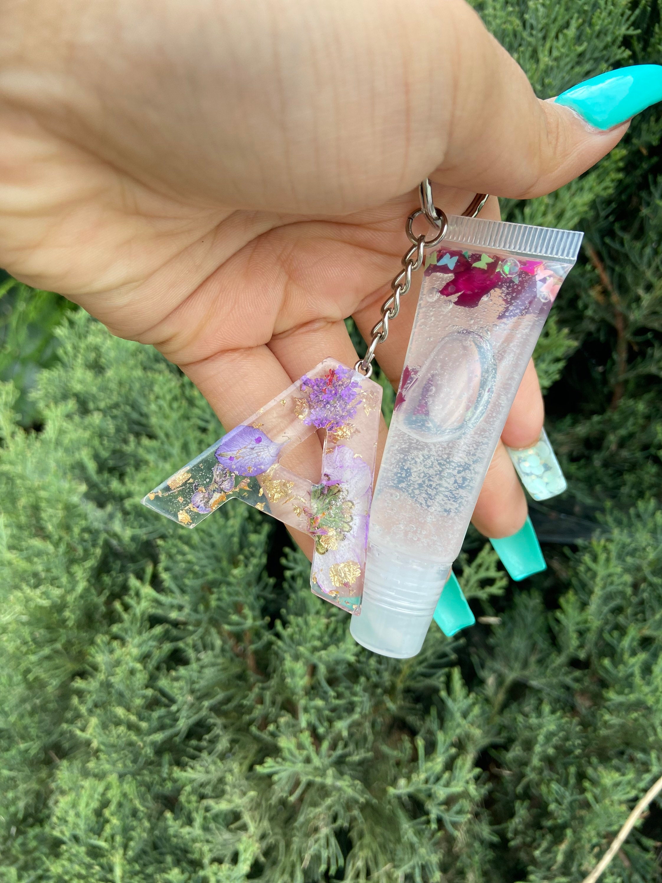 Lipgloss And Keychain Etsy
