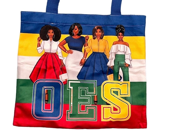 Order of Eastern Star Oes Star Sisters, Sistar Heavy Duty Tote Bag - Etsy