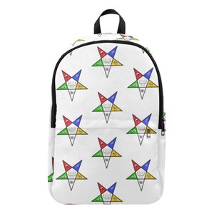 Order of Eastern Star White OES Logo Backpack, OES Bag, OES Backpack - Etsy