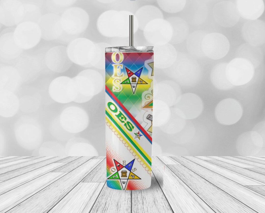 Oes Order of Eastern Star Colorful Tumbler Tumblers - Etsy