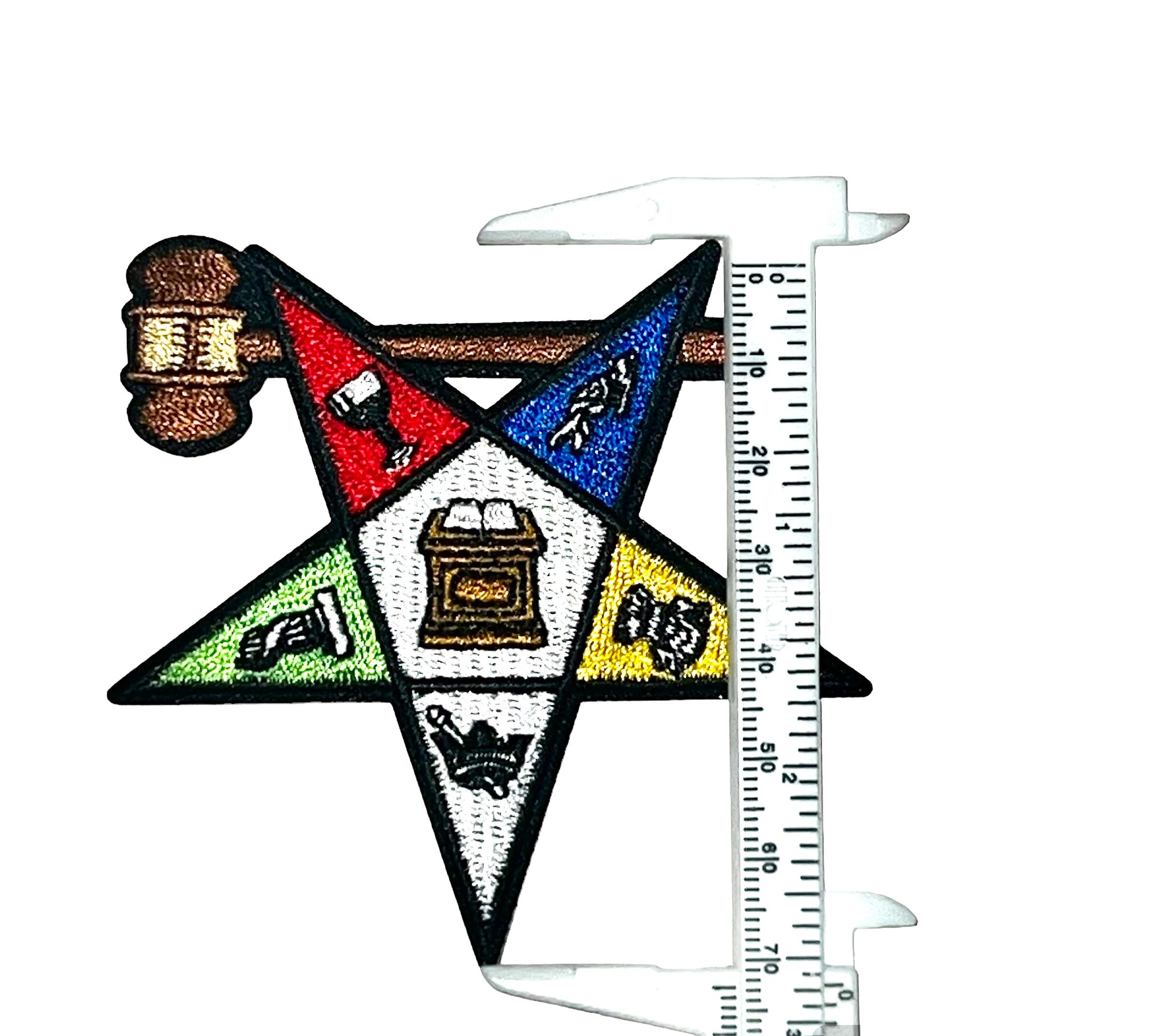 OES Order of Eastern Star Matron Embroidery Patch 3" for Crocs Designs ...