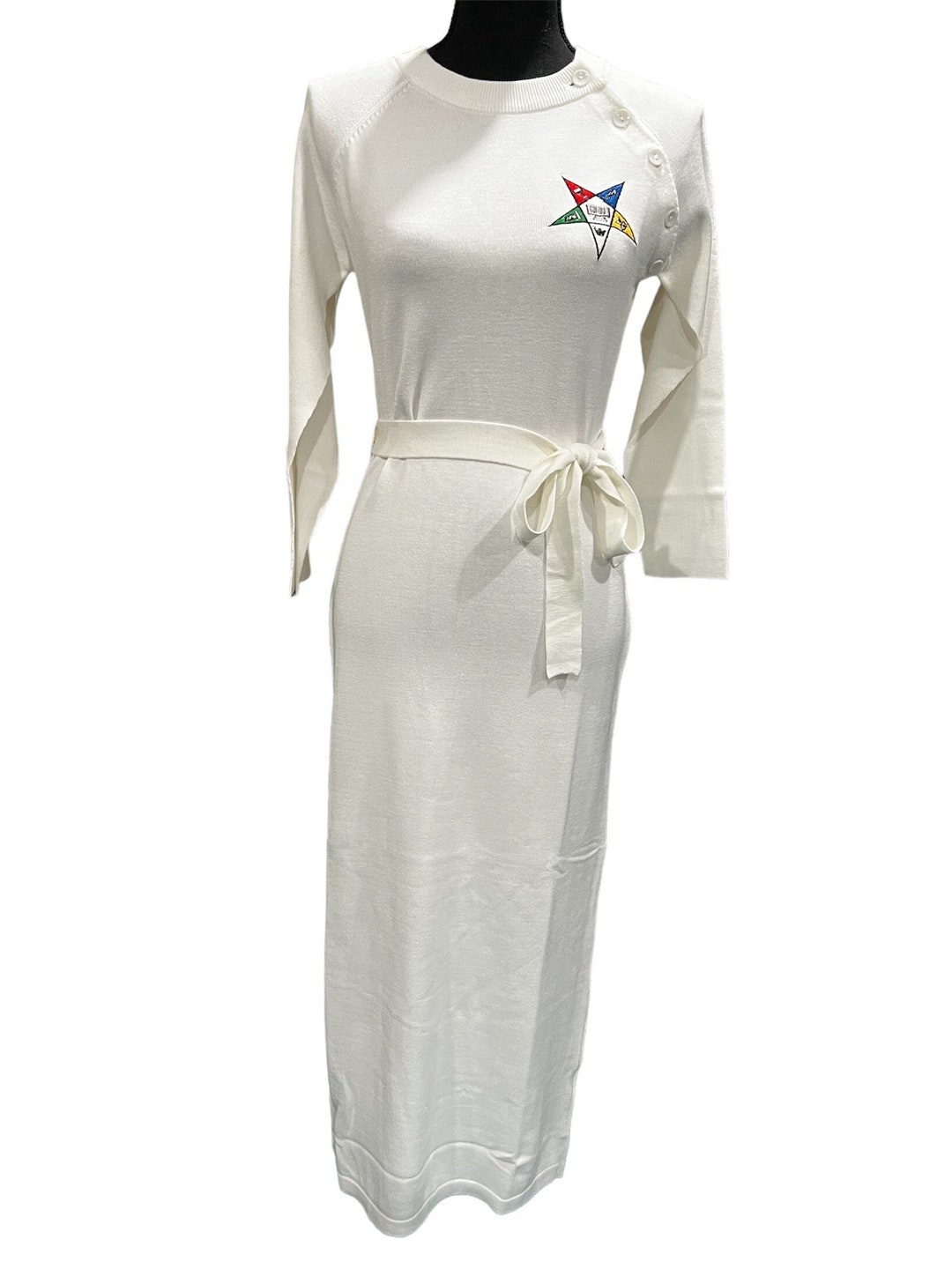 Limited Edition Oes Order of Eastern Star Logo Dress (go UP 1 SIZES ...