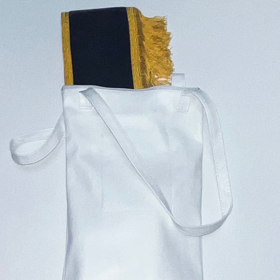 OES Order of Eastern Star White Sash Holder Bag With Inside Pocket - Etsy