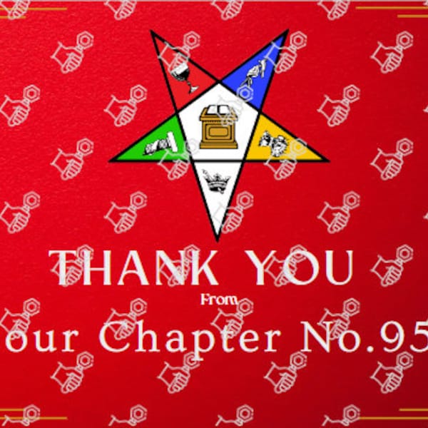 Order of the Eastern Star Cards - Etsy