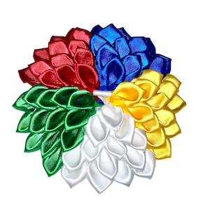 OES Order of Eastern Star Colors Flower Brooch, Flower Corsage Broach ...