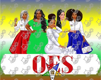 OES Order of Eastern Star Sisters Sisterhood Fraternal - Etsy