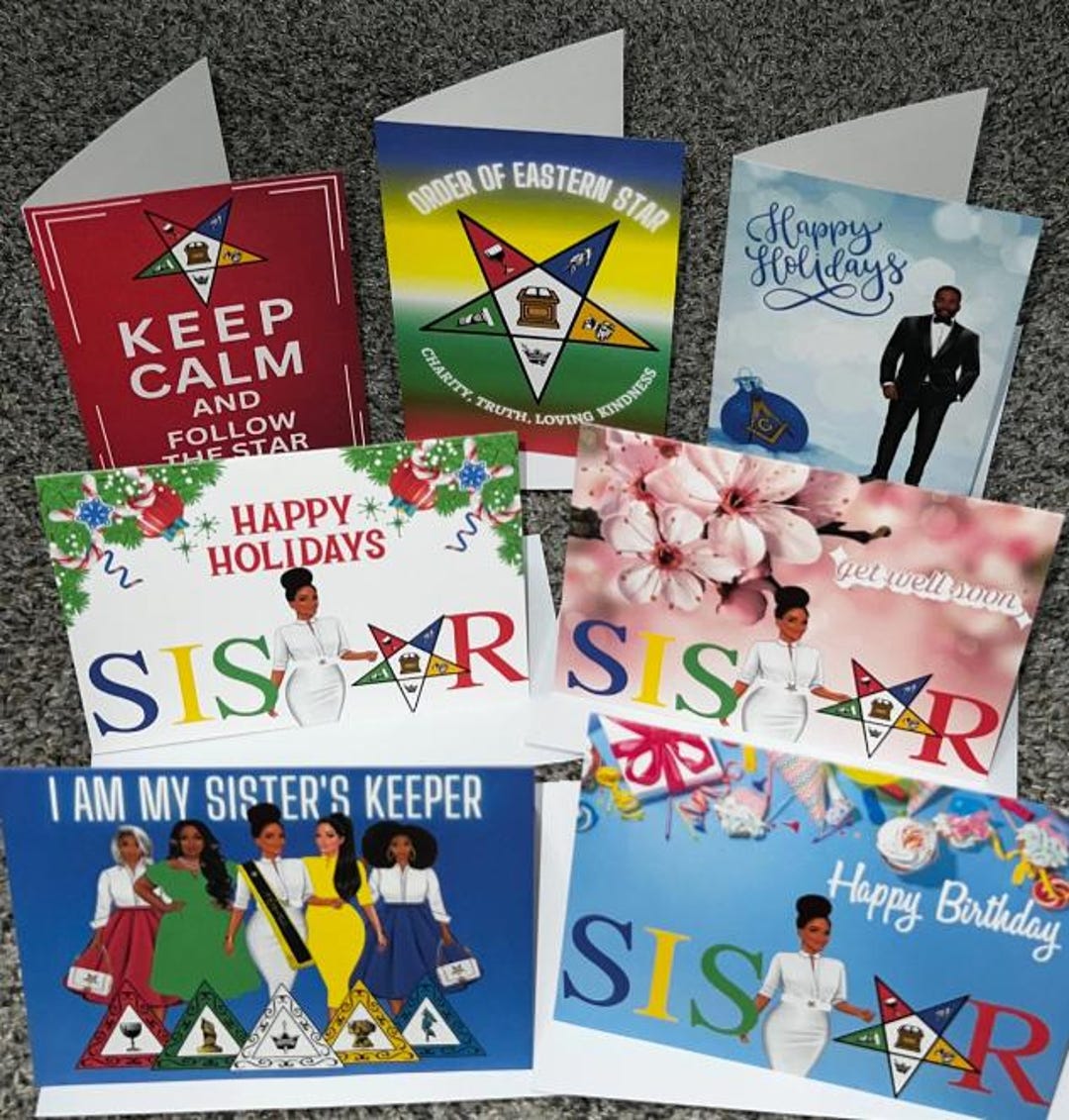OES Assorted Order of Eastern Star Sisters Sisterhood & Masonic ...