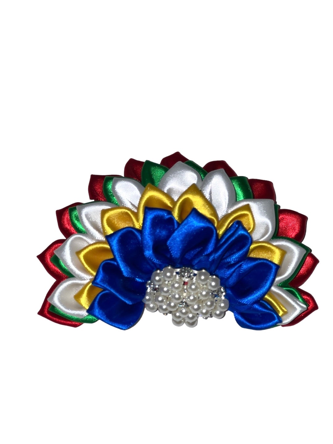Oes Colors Fan Syles Flower Brooch, Flower Corsage Broach Pin - Etsy